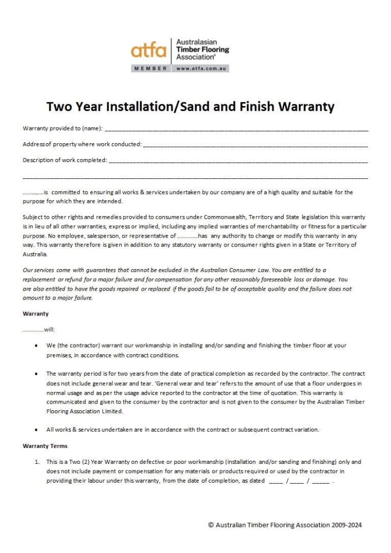 ATFA Master Forms - ATFA